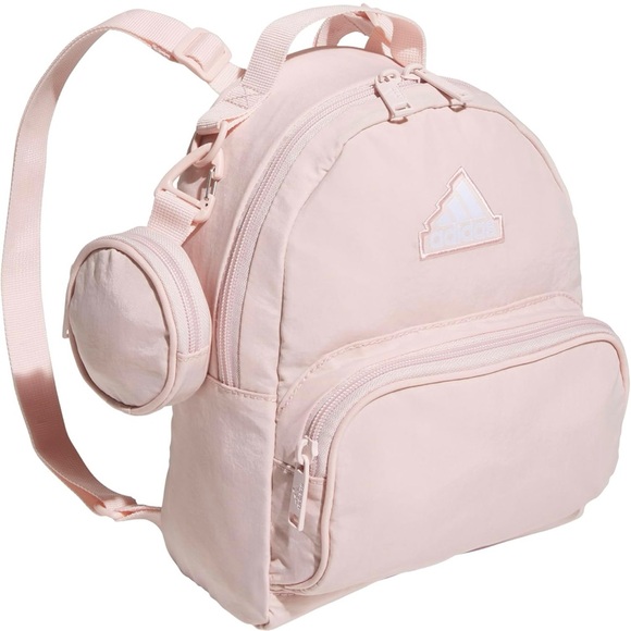 adidas | Bags | Adidas Mini Backpack A Must Have Sandy Pink | Poshmark